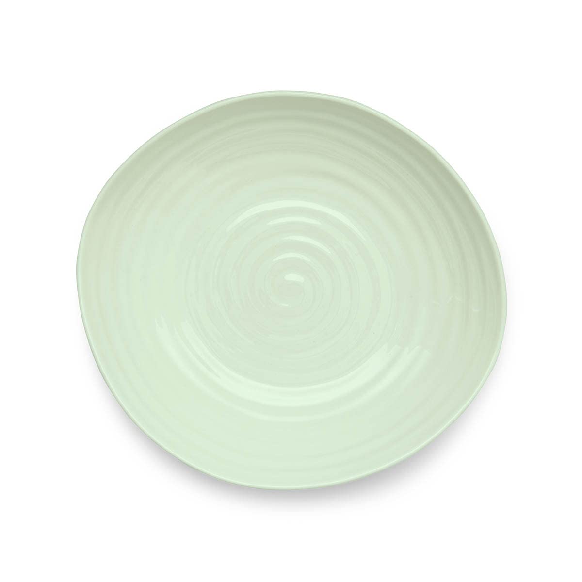 Portmeirion Sophie Conran Celadon Pasta Bowl | | Large Serving Bowls for Soup or Salad | 9 Inch | Made from Fine Porcelain | Microwave and Dishwasher Safe