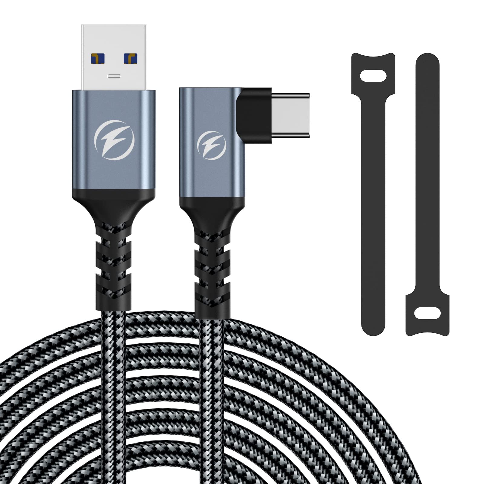 seynli 16'(5m) Link Cable Virtual Reality Headset Cable for Oculus Quest 2 and Quest, High-Speed Data Transfer & Fast Charging USB C Cable - PC VR