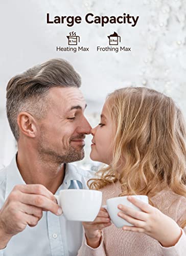 Milk Frother, Thereye Electric Milk Steamer, Automatic Hot and Cold Foam Maker and Milk Warmer for Latte, Cappuccinos, Macchiato, Hot Chocolate Coffee