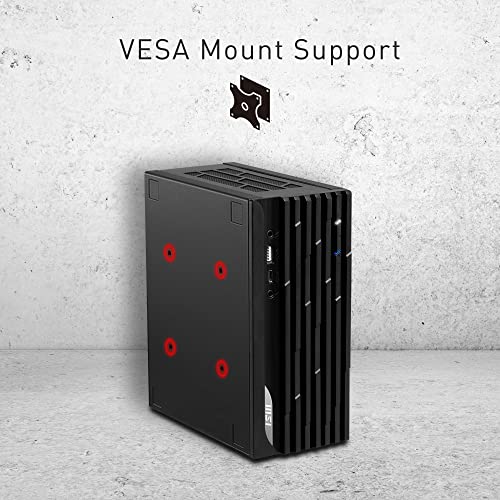 MSI PRO DP20ZA (MFF) Desktop, AMD Ryzen R7-5700G, Radeon Vega 7, 16GB Memory, 500GB SSD, WiFi 5, USB Type-C, Black, Windows 11 Home: 5M-223US
