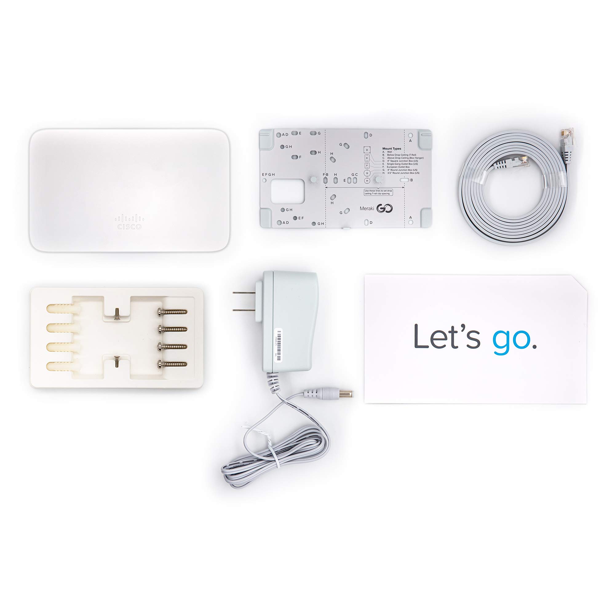 Meraki Go Outdoor WiFi Access Point | Cloud Managed | PoE | Cisco [GR60-HW-US]