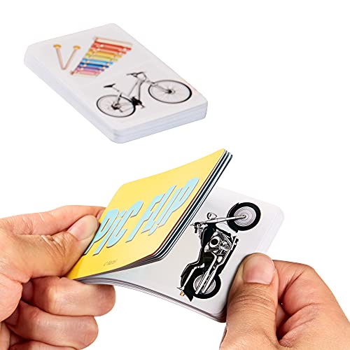 Mattel Games Pic Flip Card Game for 7 Year Olds and Up GKD70