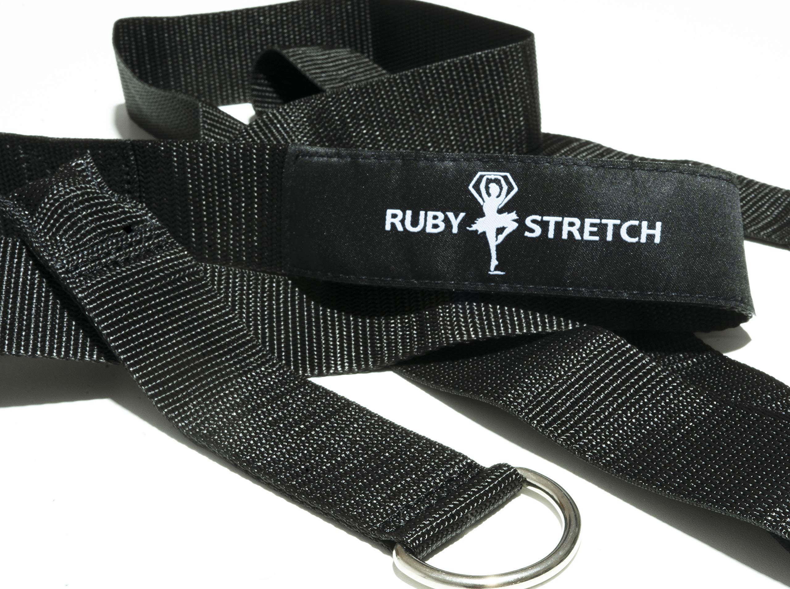 Leg Stretching Strap β Adjustable Ballet Stretch Strap with Door Anchor to Improve Flexibility, Easy to Install Flexibility Equipment Stretching Trainer for Ballet, Dance, Yoga, Gymnastics or Cheer