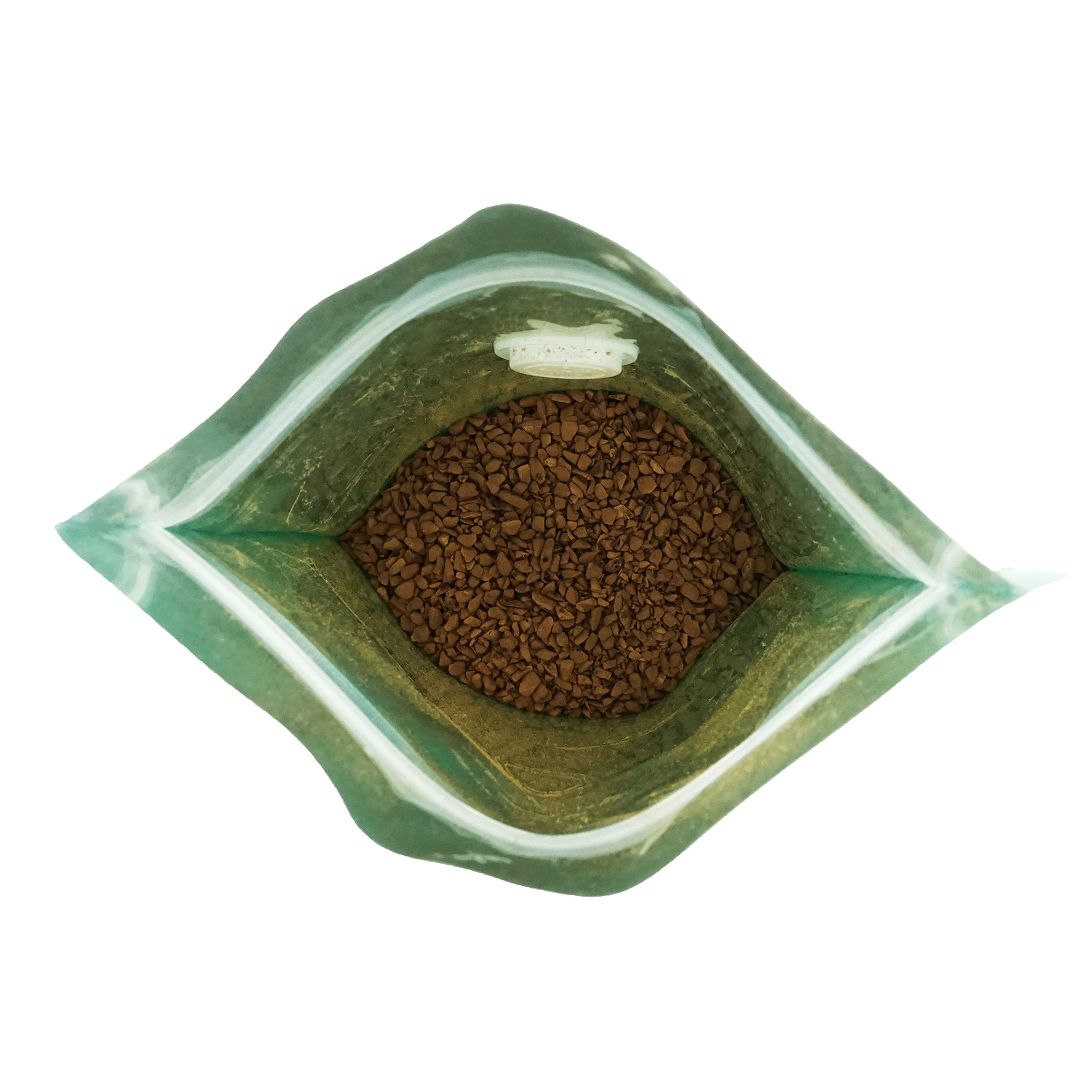 QQ Studio Foil Coffee Packaging Bags with Zipper and Degassing Valve for Whole and Ground Coffee (Gold, 18.5oz (Pack of 50 Bags))