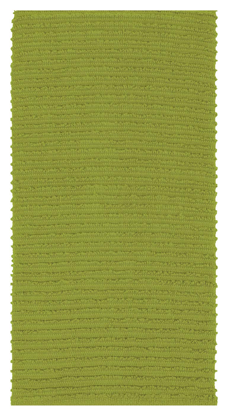 MU Kitchen 100% Cotton Ridged Dishtowel, 18 x 28 Inches, Cactus