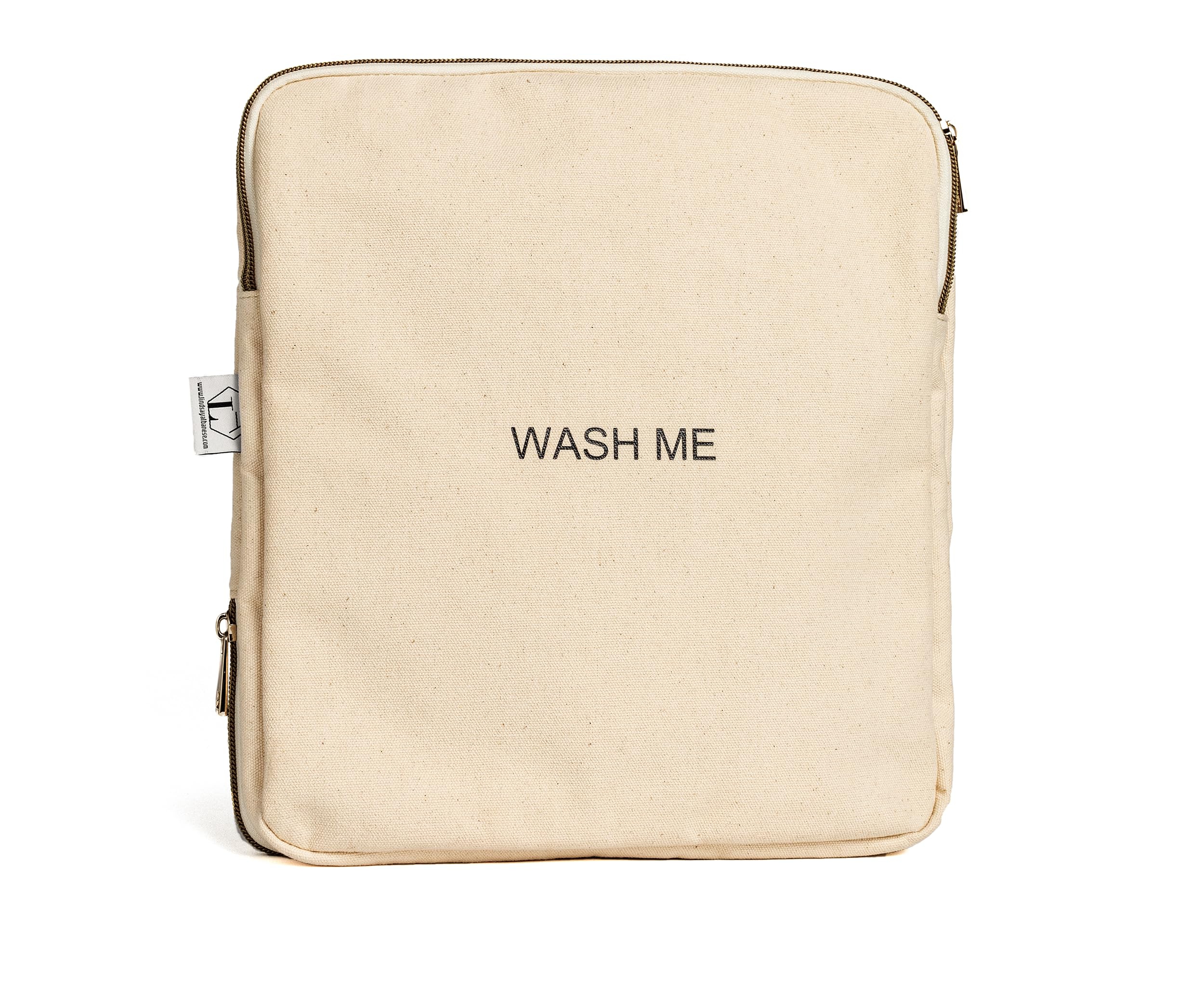 Two-Sided Travel Laundry Bag/Packing Cube for Travel (NATURAL)