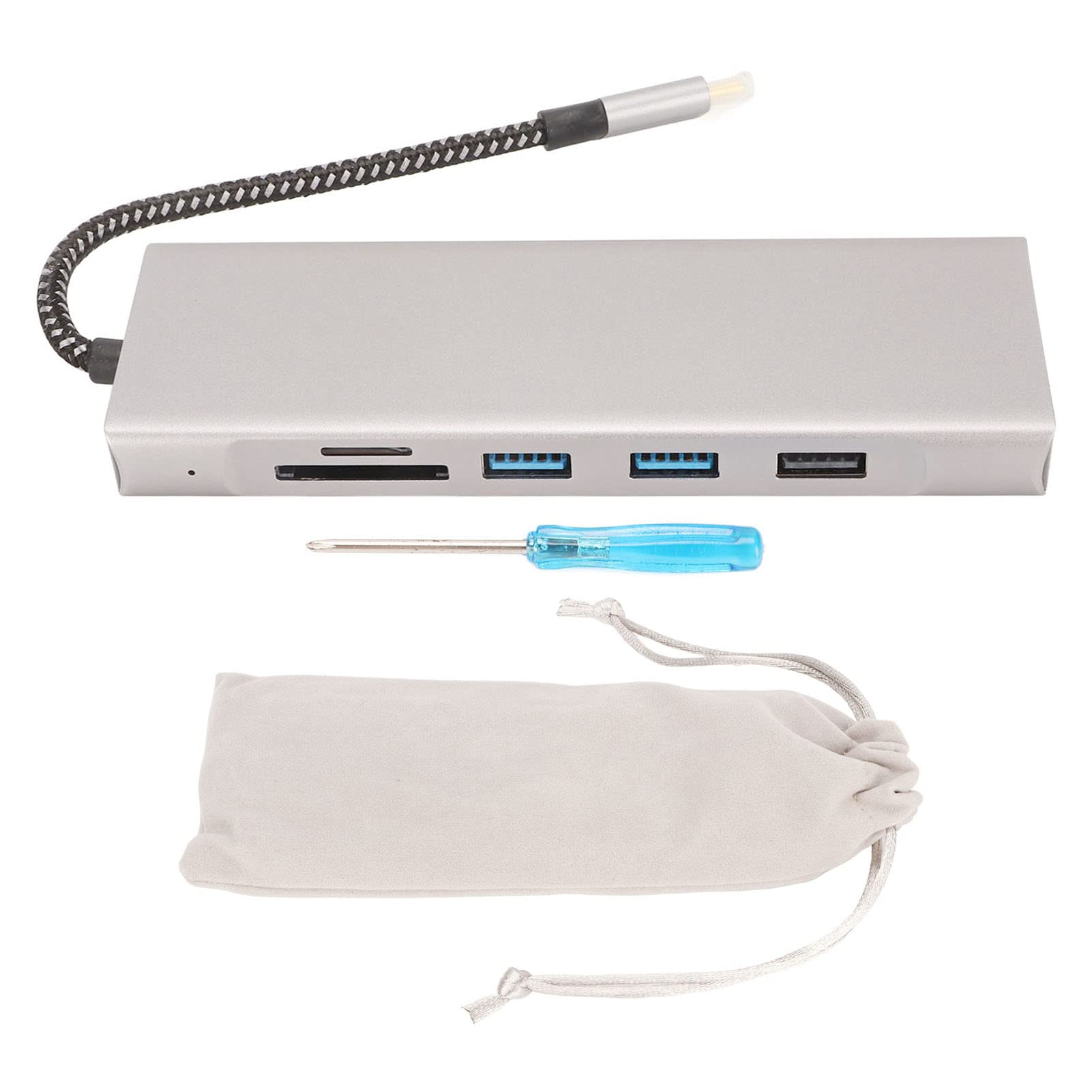 USB C Hub, 5Gbps Transfer 8 in 1 USB C Docking Station for Home
