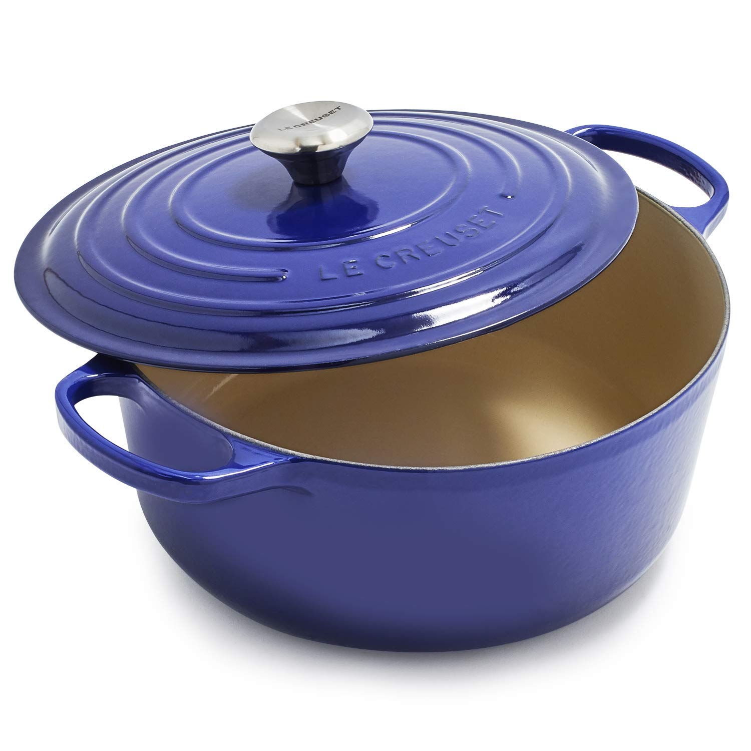 Le Creuset Signature Round Dutch Oven LS2501-285HSS, 7.25 qt, Exclusive Color: Honey