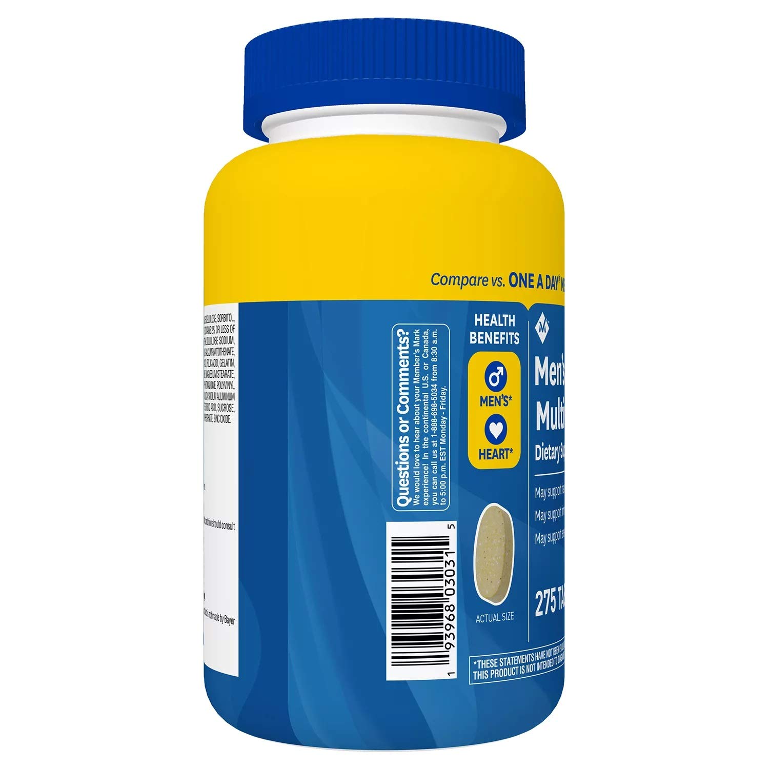 Members Mark Men's Daily Multivitamin (275 Count)