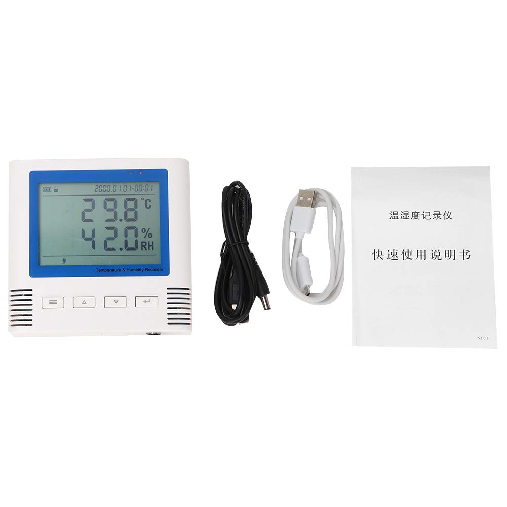 Reusable USB Ambient Temperature Humidity Data Logger Indoor Temperature and Humidity Monitor with PDF Report