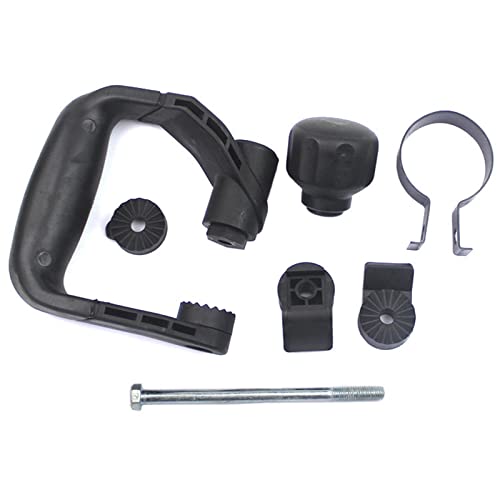 Prettyia Side Handle for Bosch Demolition Hammer 11E Gbh10DC Gbh11DE Replacement Part Adjustable Black Auxiliary Side Handle Side Handle Assembly