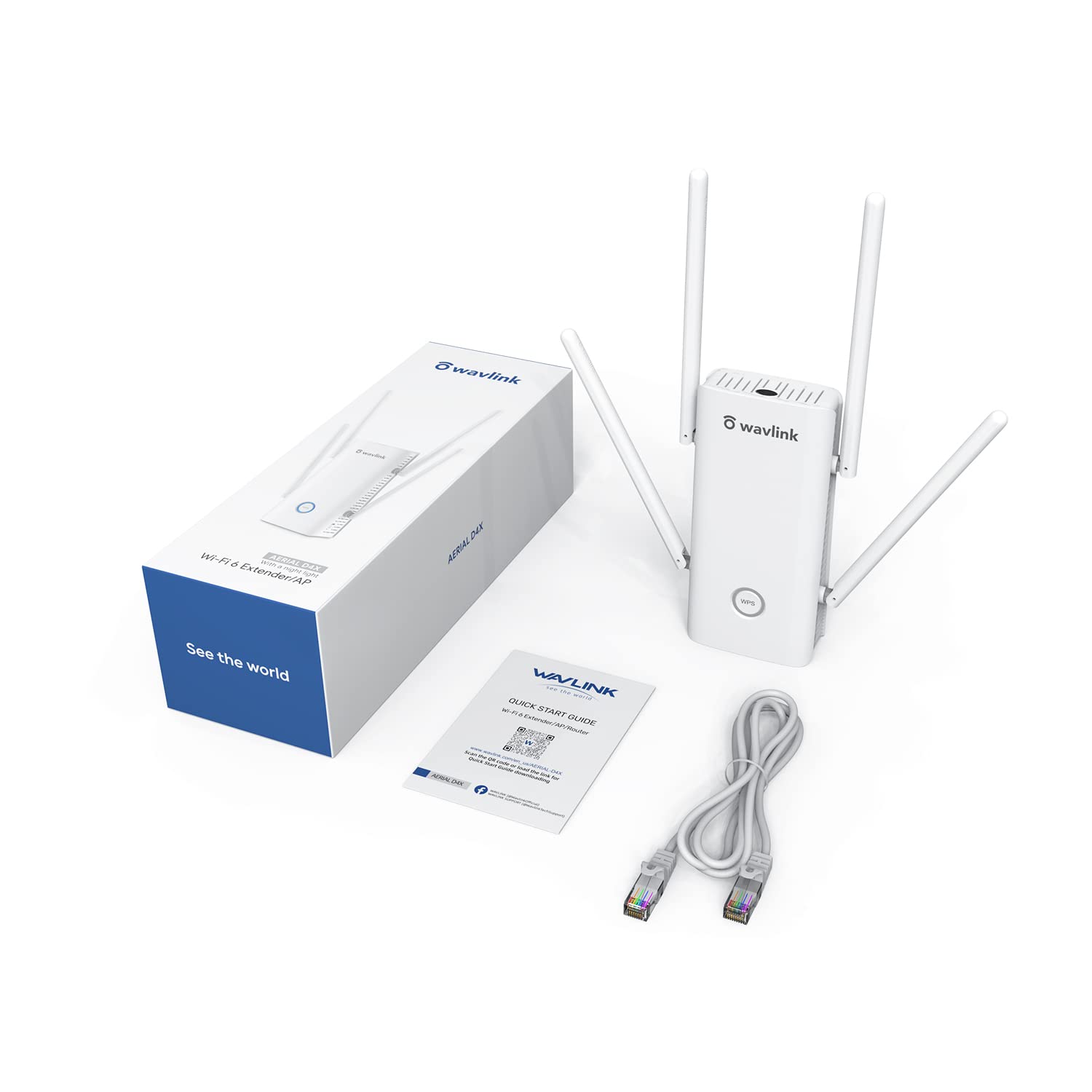 WAVLINK WiFi Extender AX1800 Dual Band WiFi Signal Booster,Coverage Up to 2500 Sq.ft and 96 Devices,WiFi Range Extender with Gigabit Ethernet Port,Wall Plug Design,Support Router/AP/Repeater Mode