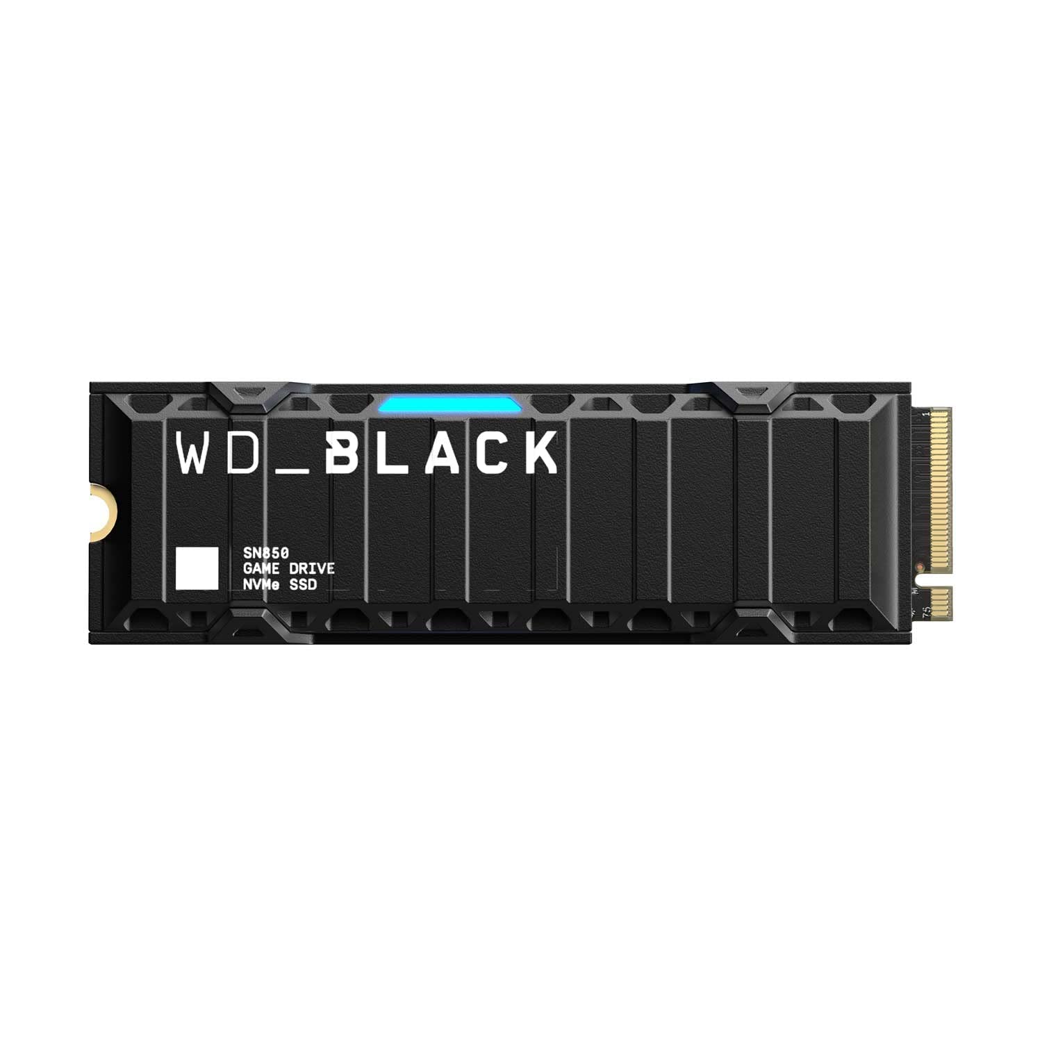 WD_BLACK 2TB SN850 NVMe SSD for PS5 Consoles Solid State Drive with Heatsink - Gen4 PCIe, M.2 2280, Up to 7,000 MB/s - WDBBKW0020BBK-WRSN & Playstation Media Remote