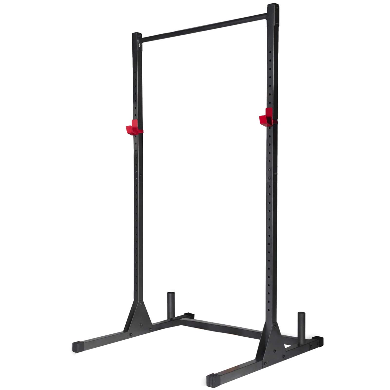 MENCIRO Power Rack 500LB Max Load Adjustable Power Cage Squat Rack Stand with J-Hooks for Home Gym Full Body Multi-Function Fitness Workout
