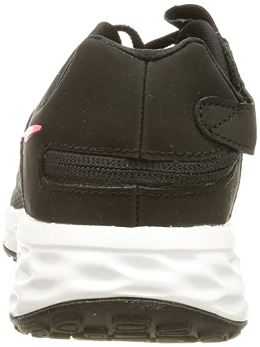 Nike Revolution 6 Flyease NN Womens Running Trainers DC8997 Sneakers Shoes (UK 4 US 6.5 EU 37.5, Black Hyper Pink Iron Grey 002)