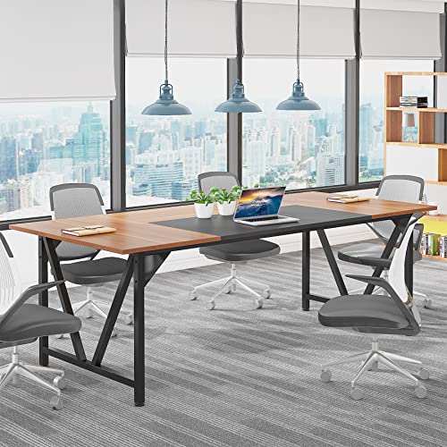 LITTLE TREE 70.87 Inch Large Executive Computer Desk for Home Office,6FT Conference Meeting Table,Rectangular Training Seminar Table