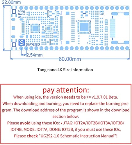 VLIZO Nano 4K Minimalist Compatible with FPGA Develop-Ment Board -Compatible Camera, Only Core Board Nano 4K Gowin Minimalist