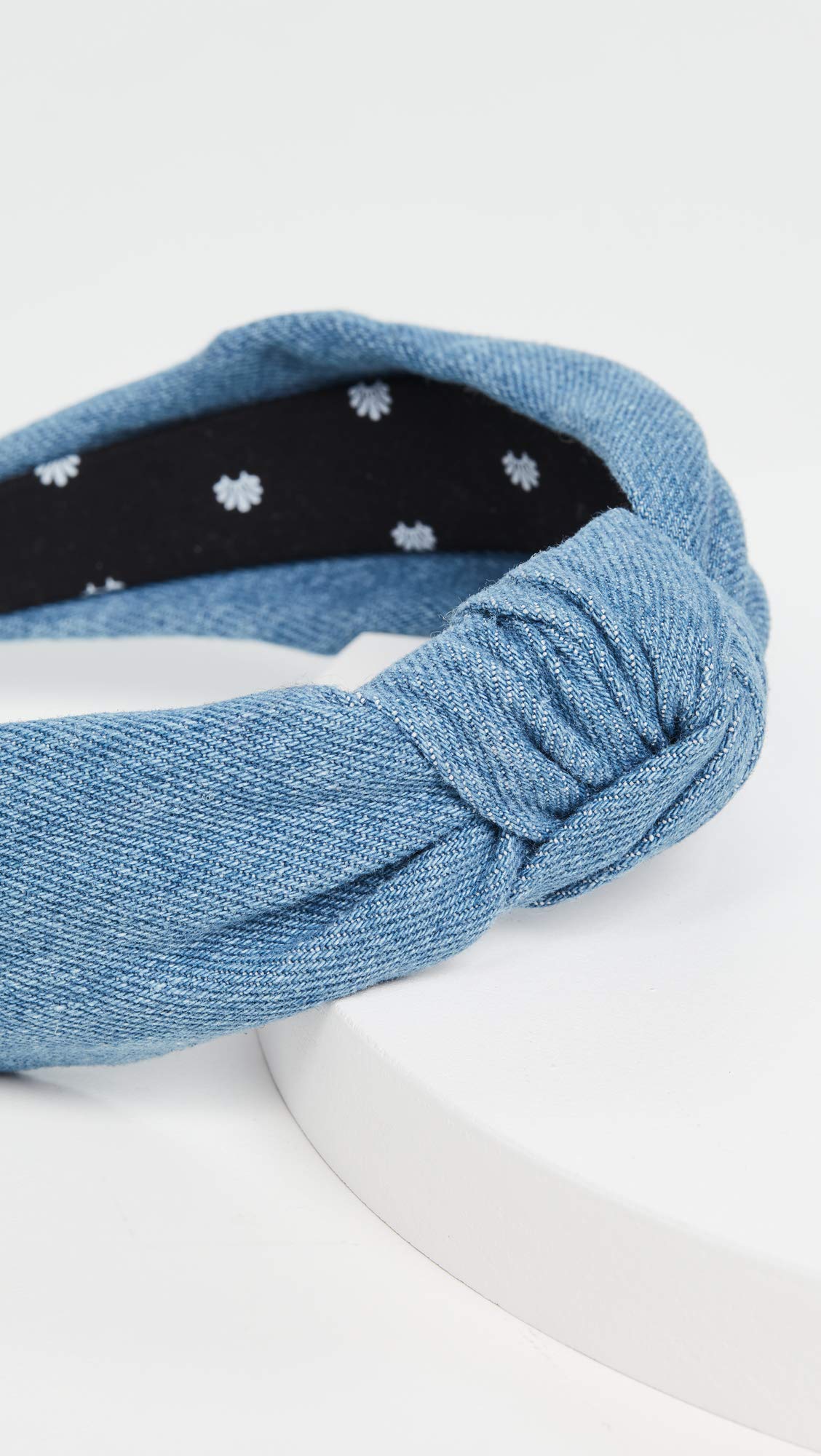 Lele Sadoughi Women's Denim Knotted Headband, Light Denim, Blue, One Size