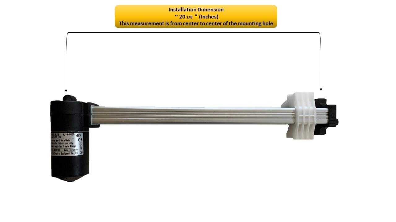 Mulin Power Recliner Motor Replacement with Cord Model ML18-003 Linear Actuator for Sofa Lift Chair Couch Massage Seat Bed