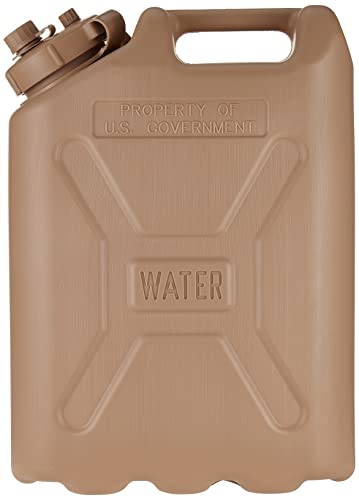 LCI Plastic Water Can, Desert Sand, 5-Gallon, Tan
