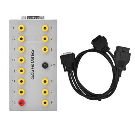 OBDII Diagnostic Scan Detector & Break Out Box, OBD2 Breakout Box, OBD line Signal , Auto ECU Connector