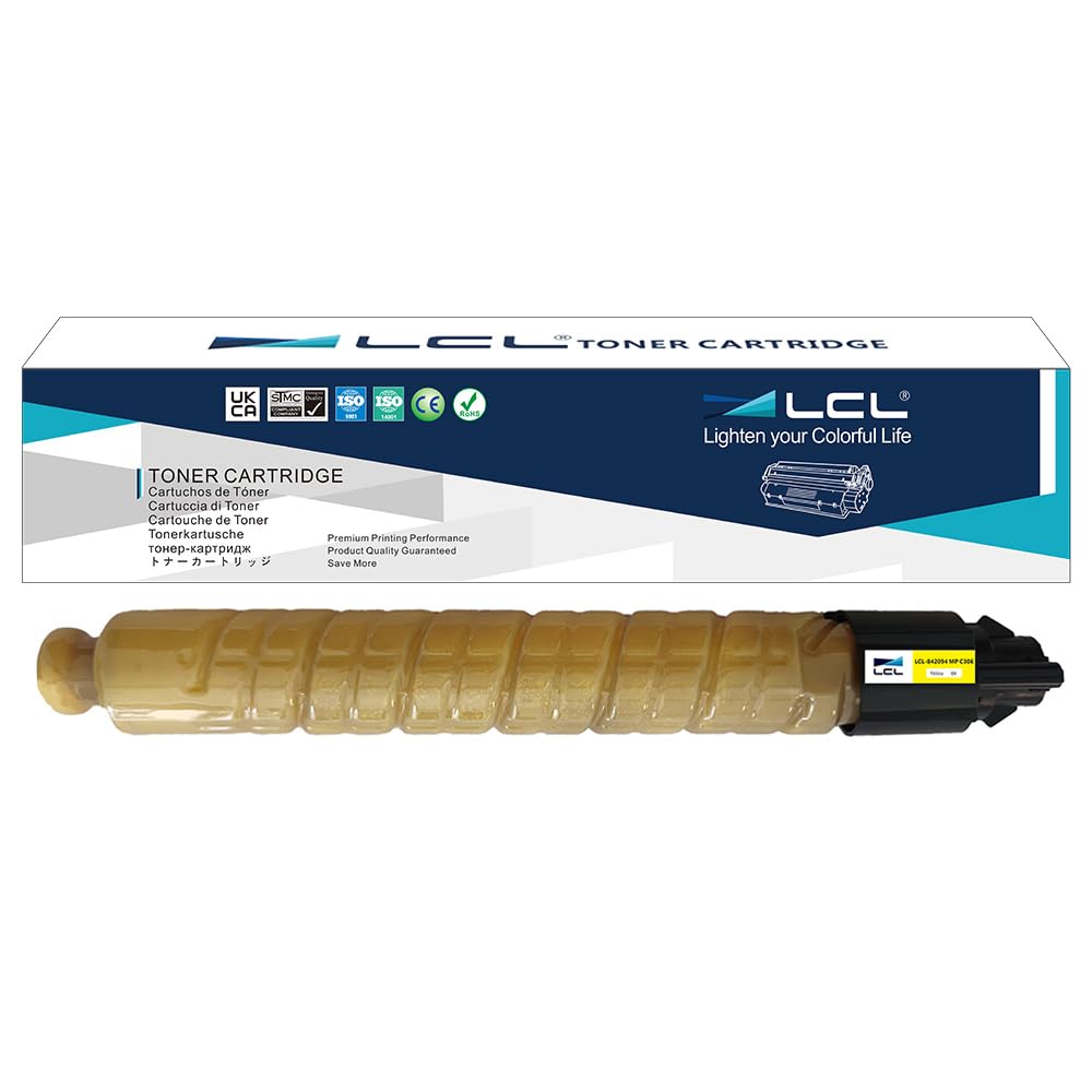LCL Compatible Toner Cartridge Replacement for Ricoh 842094 (1-Pack Yellow)