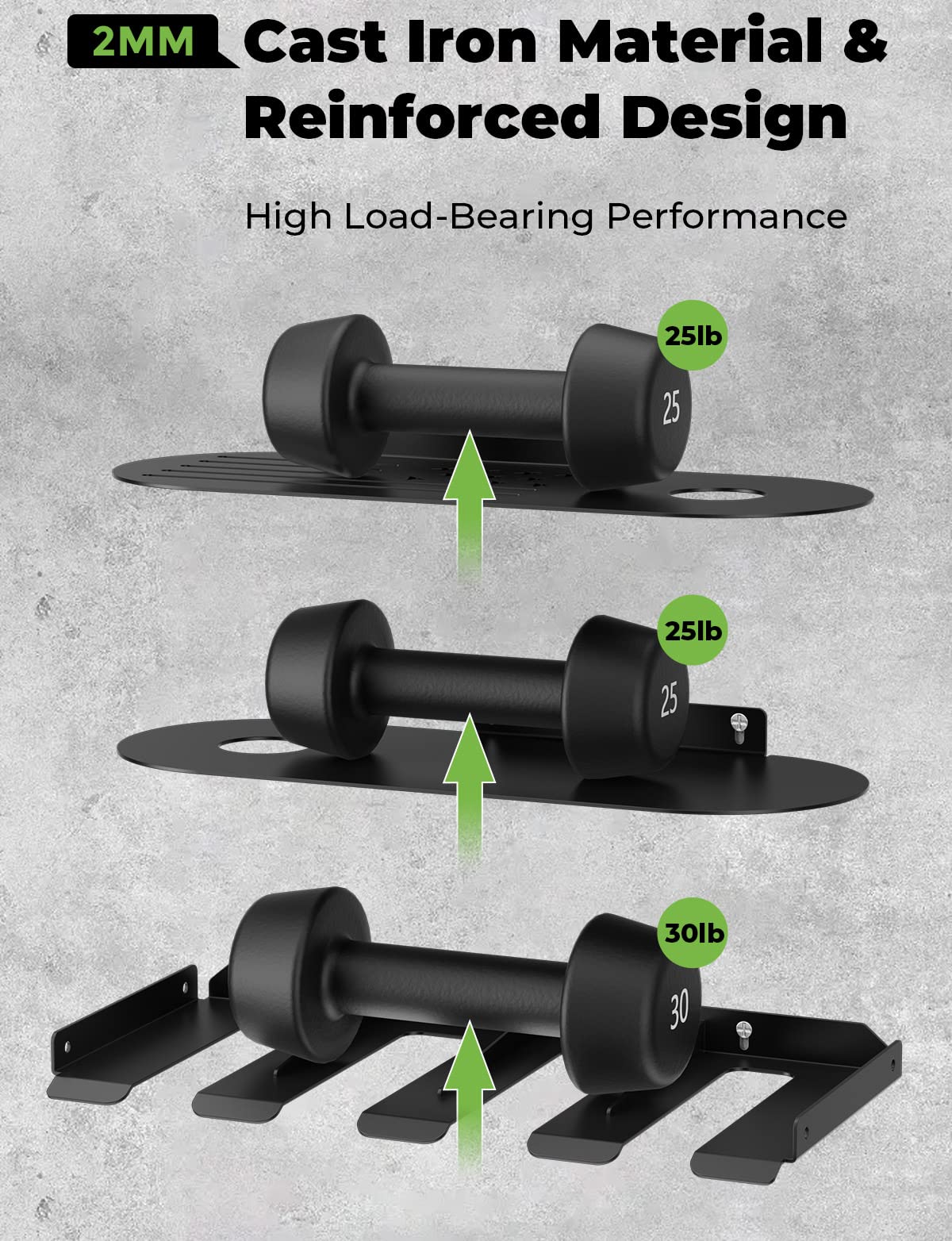 yamagahome Power Tool Organizer, Heavy Duty Drill Holder Wall Mounted, Garage Tool Organizers and Storage Rack