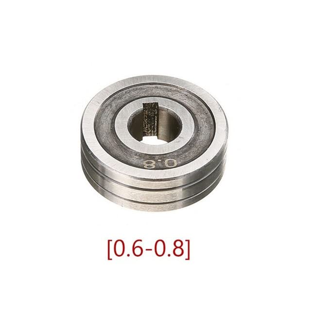 Tool parts for Machine 0.6/0.8 0.8/1.0 Wire Feed Roller 30x10x10mm Drive Roller Roll Parts MIG Welders Steel - ( Color: 0 6 0 8 )