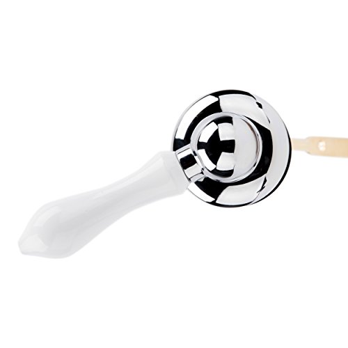 Toilet Handle Replacement Flush Lever - by LDR Global, Repair Replace Tank Flush Handles with Matching Bath Decor Parts, Universal Mount Fits Front Side and Angle Mounts
