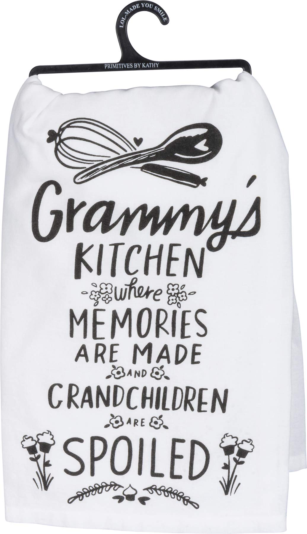 Primitives by Kathy Grammy Towel Set - Grammy is The Name Spoiling and Grammy's Kitchen Where Memories