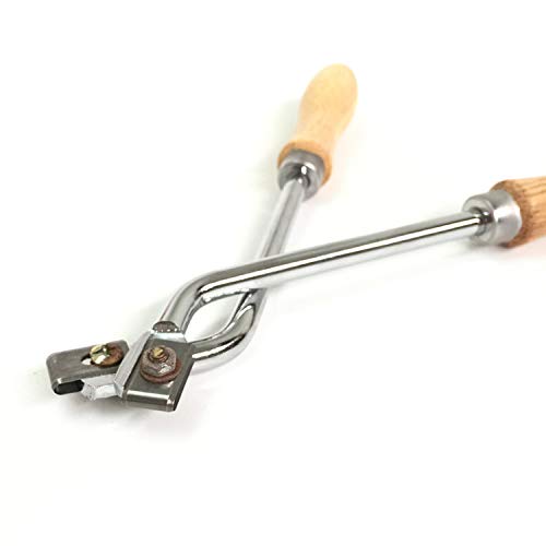 Vinyl Floor Welding Slot Knife Plastic PVC Floor Welding Grooving Gouge+10 Blades
