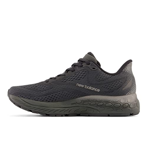New Balance Women's W880T13 Running Shoe, Blacktop/Black Metallic/Black, 7 Narrow