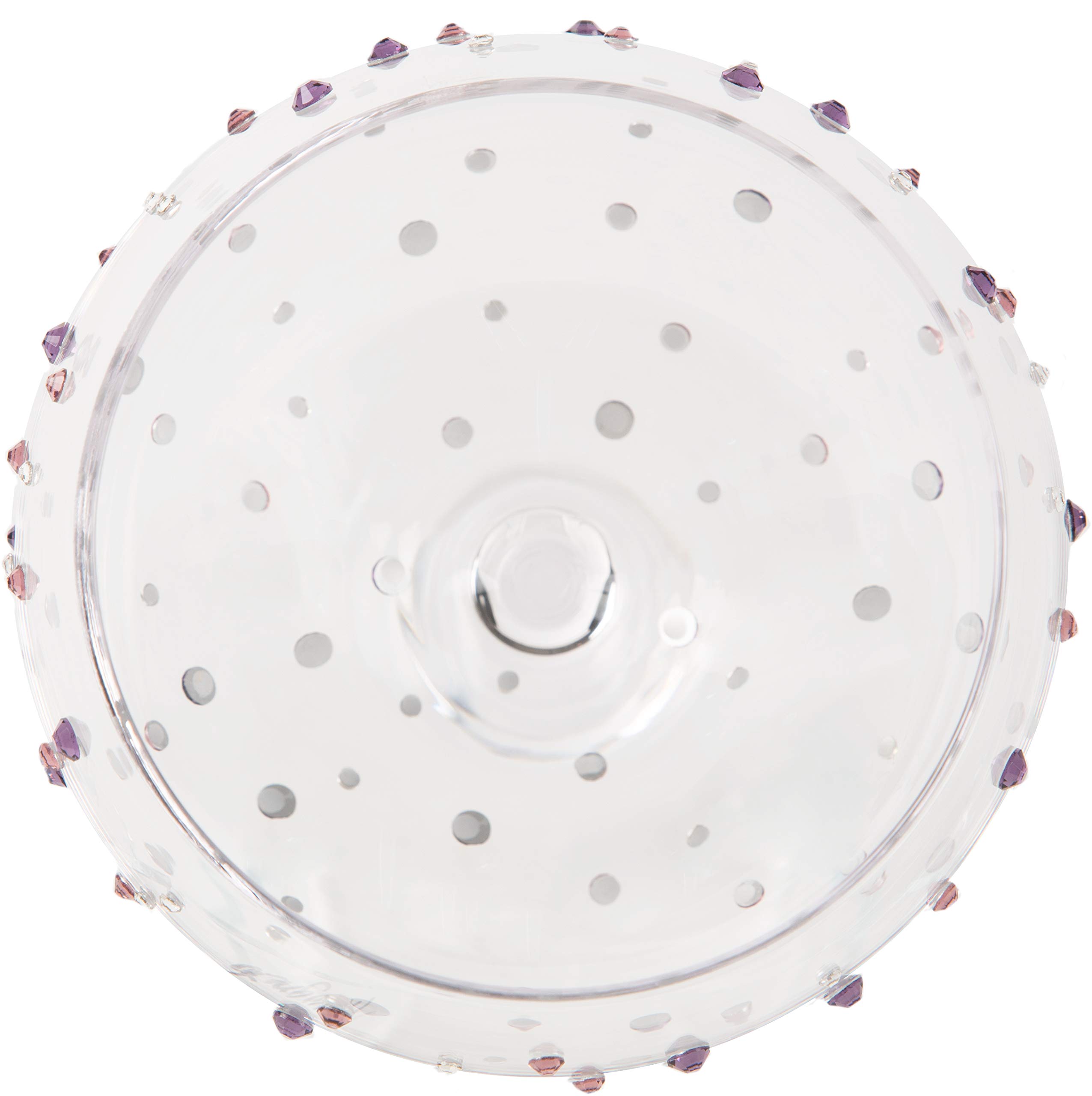 Pavilion Gift Company Amethyst Purple Gem Stones-February Birthday 24 Oz Stemmed Wine Glass