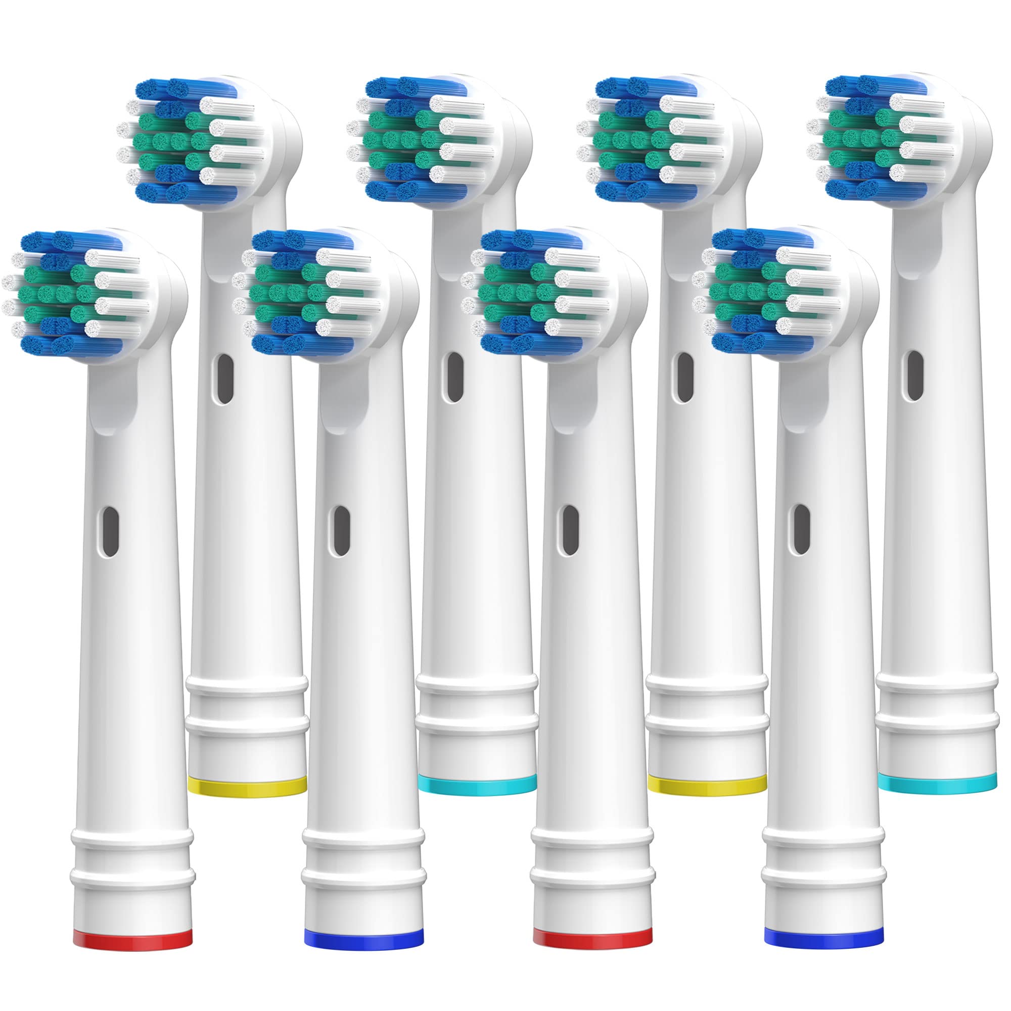 Replacement Toothbrush Heads for Oral-B, 8 Pack Replacement Heads Compatible with Oral B Braun Electric Toothbrush