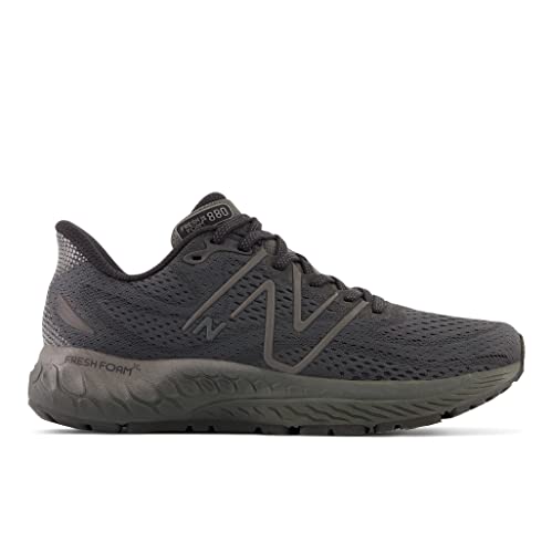 New Balance Women's W880T13 Running Shoe, Blacktop/Black Metallic/Black, 6