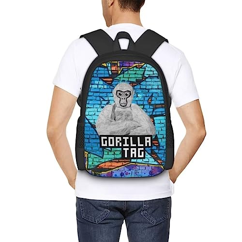 Monkey Backpack Gorilla Tag Backpacks Casual Travel Backpack Lightweight Large Capacity Laptop Backpack Casual Daypack Gorilla Tag Fan Gift