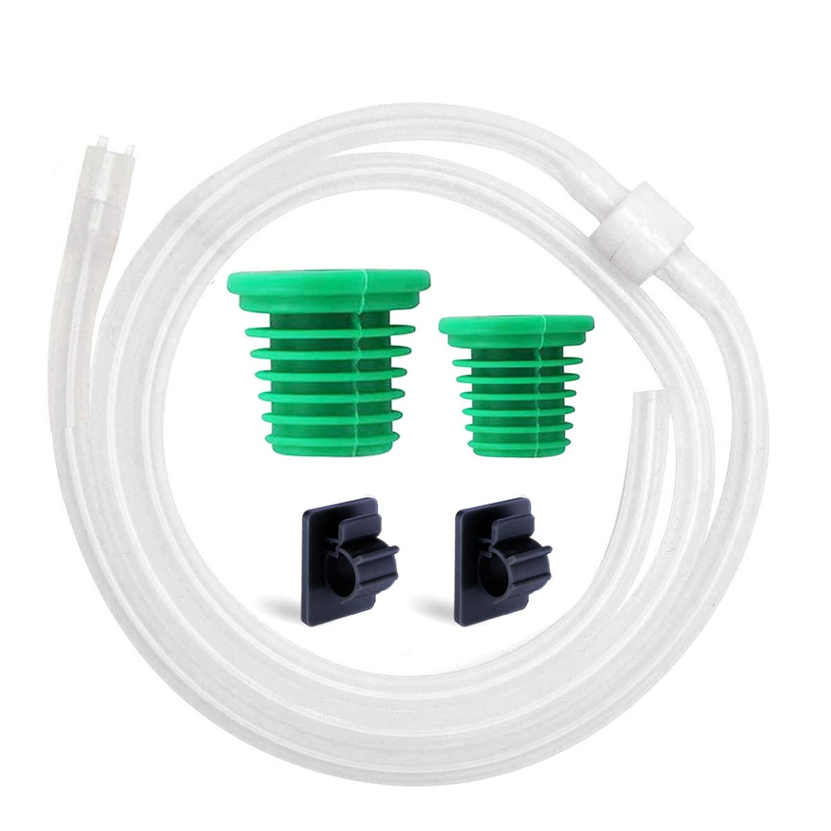 Sink Soap Dispenser Extension Tube Kit (40 Inch) with Check Valve for Kitchen - Never Fill The Little Bottle Again White