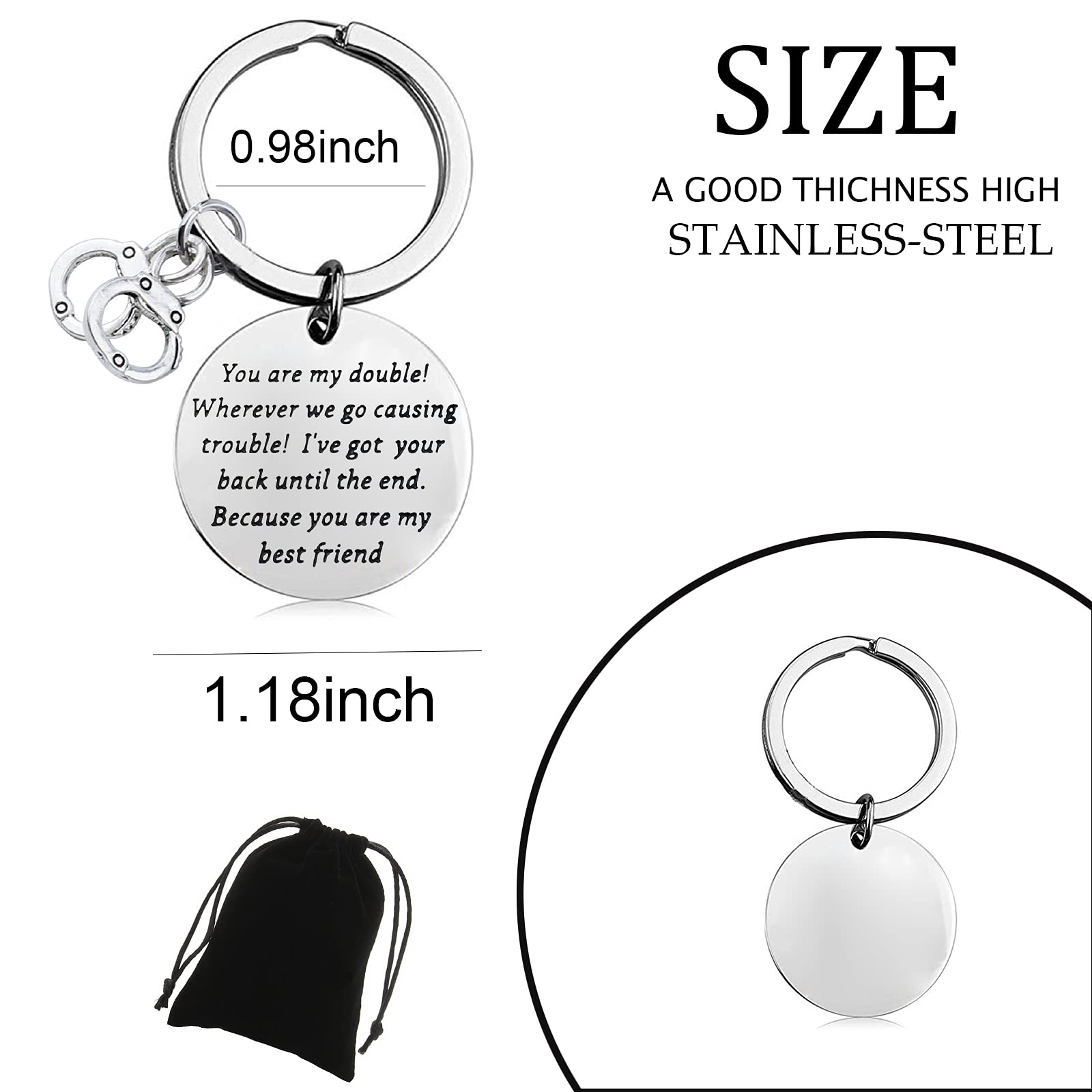 NC Correctional Officer Gifts Keychain Handcuff Jewelry Detention Officer Prison Guard Prison Officer