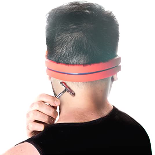 Neckline Shaving Template and Hair Trimming Guide Non-Slip Skin Safe