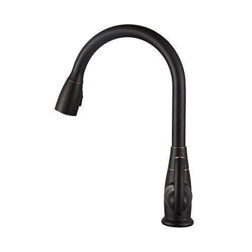 KRAUS KPF-2230ORB Single Lever Pull Out Kitchen Faucet, Oil Rubbed Bronze
