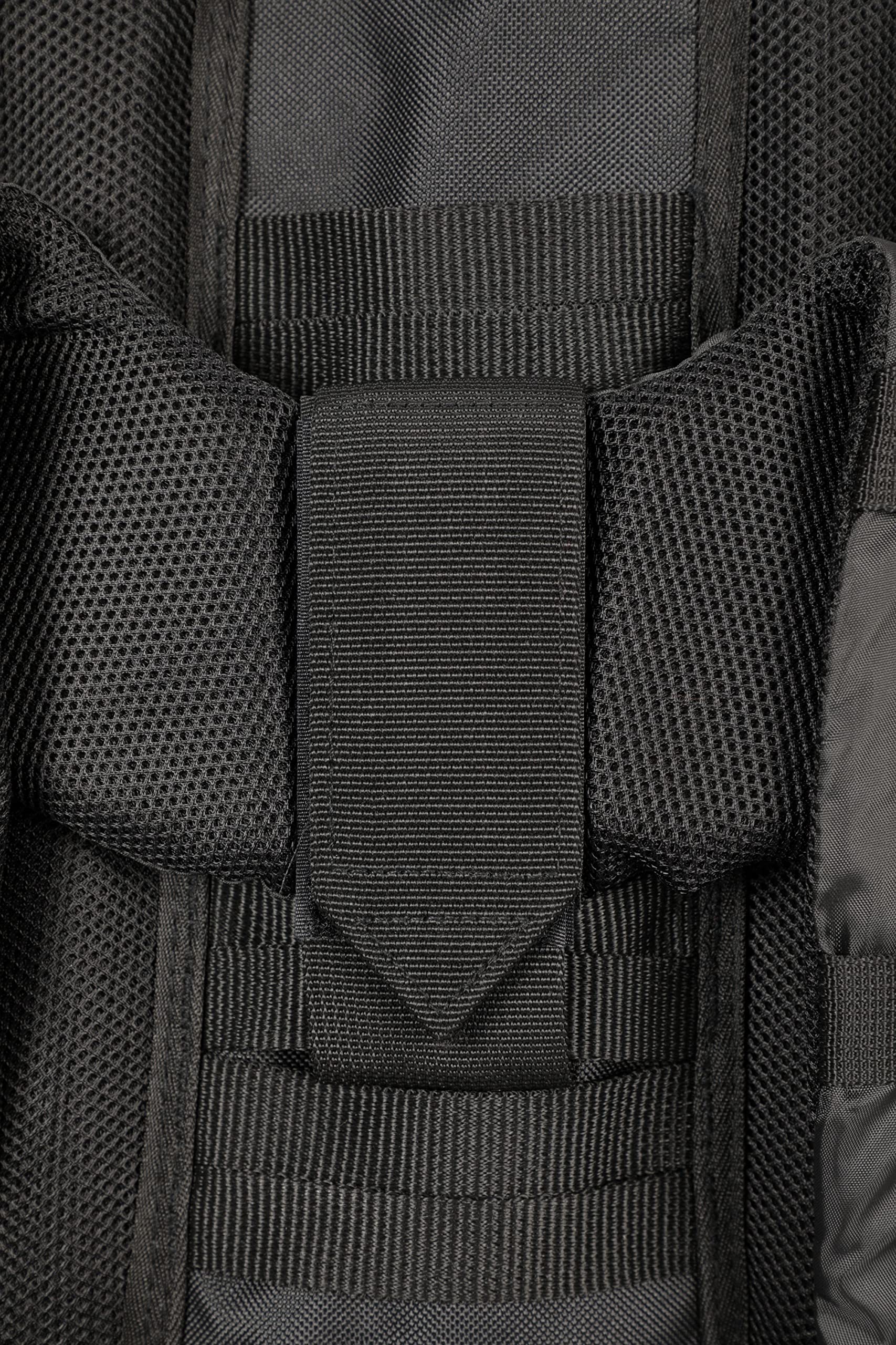 Mountain Warehouse Traveller 60 + 20L Travel Backpack - Detachable Black