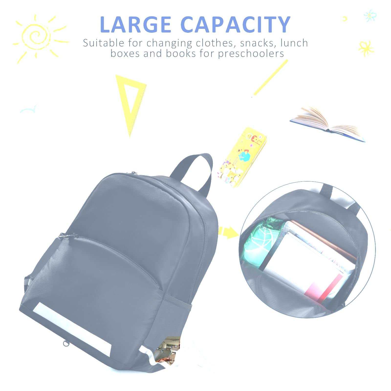 Toddler Backpack Boys Girls Cat Mini Bookbag Harness Safety Leash Kids Preschool Kindergarten School Bag 3-7 Years Children