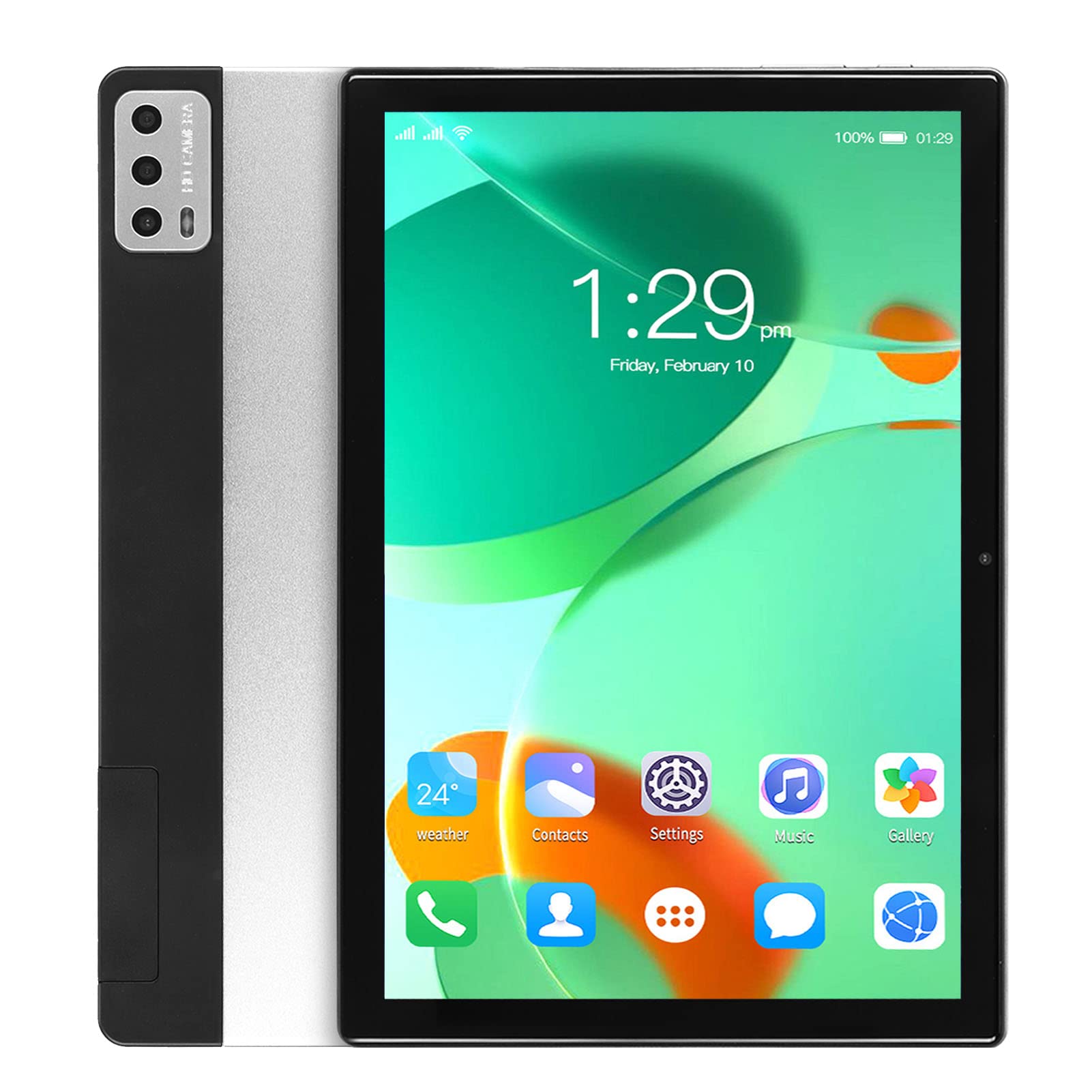 MAVIS LAVEN Tablet, 100-240V FHD Tablet 4G Calling for Android 12 for Study (US Plug)