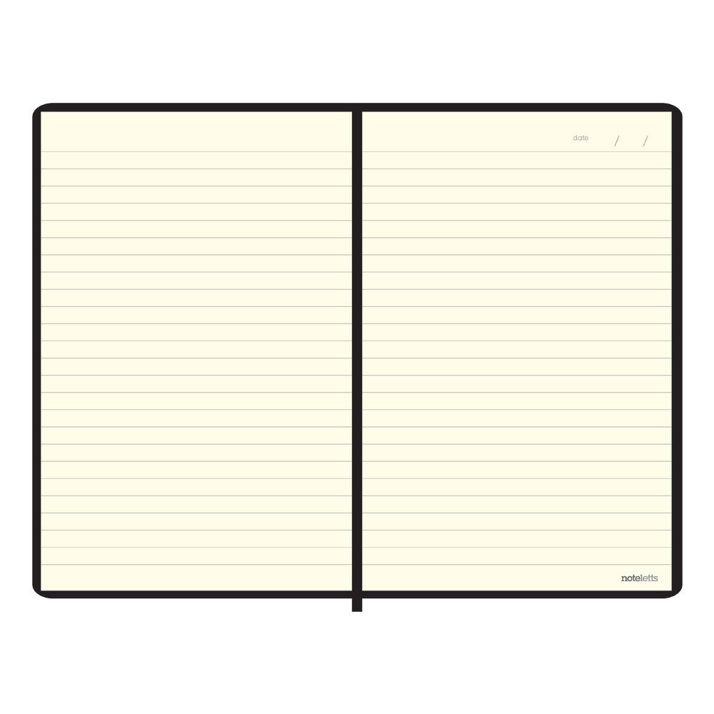 Letts Noteletts Universal Notebook, Medium, Ruled, Green, 6.5 x 4.375 Inches, 192 Pages (LEN6RGN)
