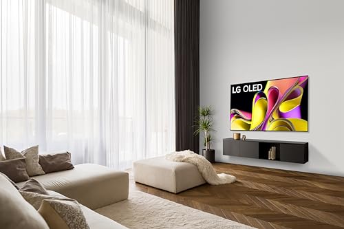 LG B3 Series 55-Inch Class OLED Smart TV OLED55B3PUA, 2023 - AI-Powered 4K TV, Alexa Built-in, Black