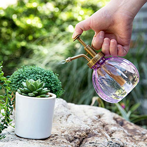 Yuly 350ml Retor Plant Flower Watering Pot Bottle Garden For Sprayer Hairdressing Garden Tool Small Watering Can Plastic