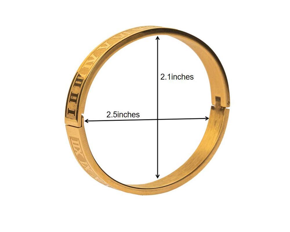 MUYASEA 8mm Gold CZ Bead Charm Bracelets King Crown Fashion Bangle for Men Women C-Gold