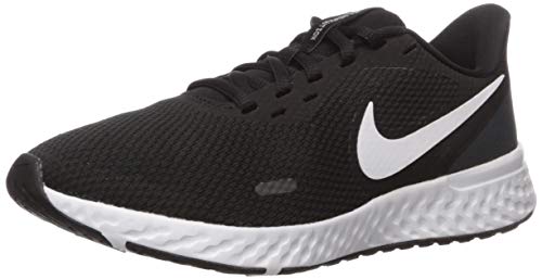 Nike Women's Revolution 5 Running Shoe, Black/White-Anthracite, 6.5 Wide US