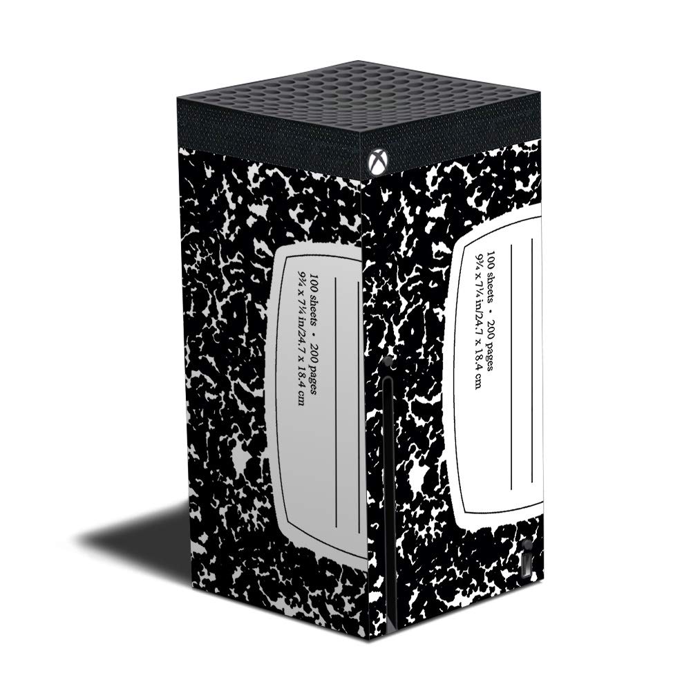 MIGHTY SKINS Skin Compatible with Xbox Series X - Composition Book | Protective, Durable, and Unique Vinyl Decal wrap Cover | Easy to Apply and Change Styles | Made in The USA