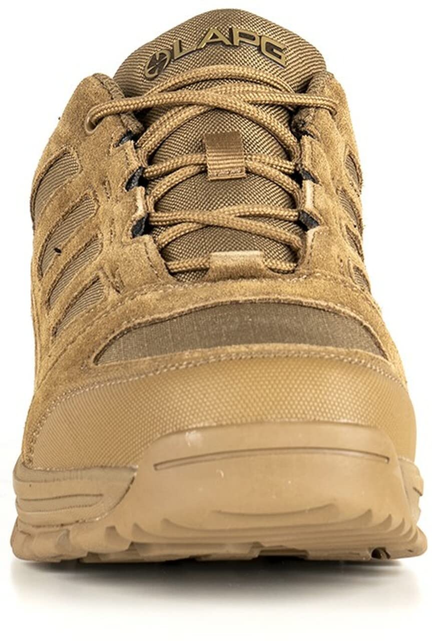 LA Police Gear LAPG Terrain Coyote Low Hiking Boots for Men, Men's Lightweight Hiking Boots - 10.5-Standard